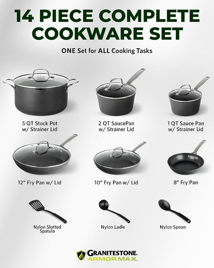 Granite Stone Armor Max Cookware Reviews: Unveil the Best! - kitchen Bap