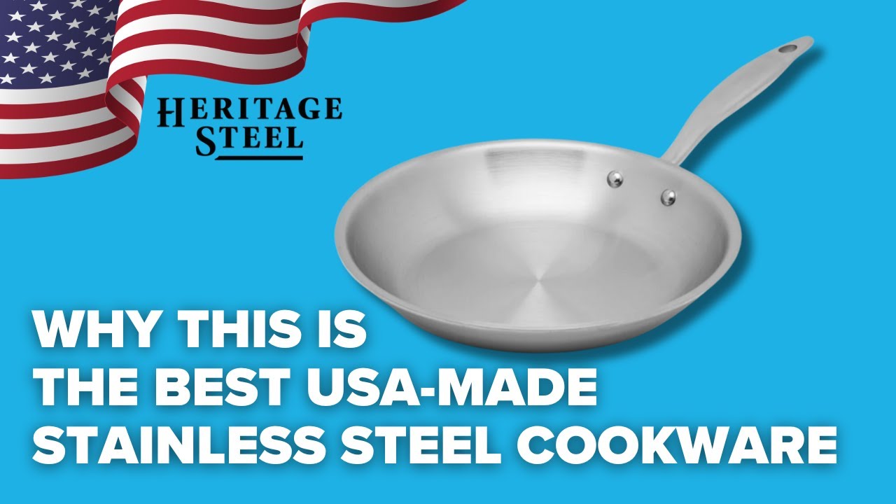 USA Made Stainless Steel Cookware: Durable & Chic Essentials - kitchen Bap