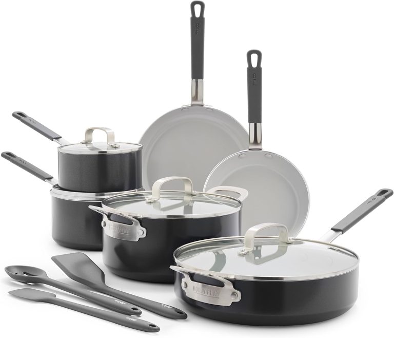 GreenPan x Bobby Flay 13 Piece Cookware Pots and Pans Set Review ...