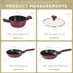 Moss & Stone 4 Piece Nonstick Cookware Set Review: Top Pick - kitchen Bap